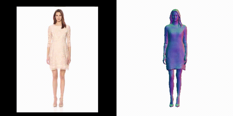 PIFuHDで、1枚の人物画像から高解像度3Dモデルを作る | cedro-blog