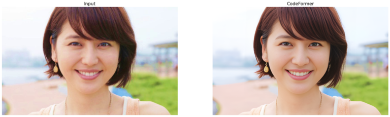 CodeFormerで、低画質の顔画像を高画質化する | cedro-blog